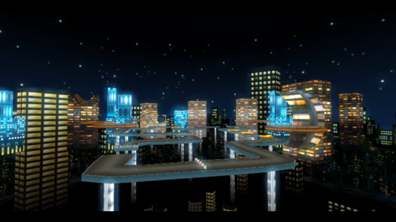 [MKWii] Completing 3 "laps" of Dizzy City without falling off - YouTube