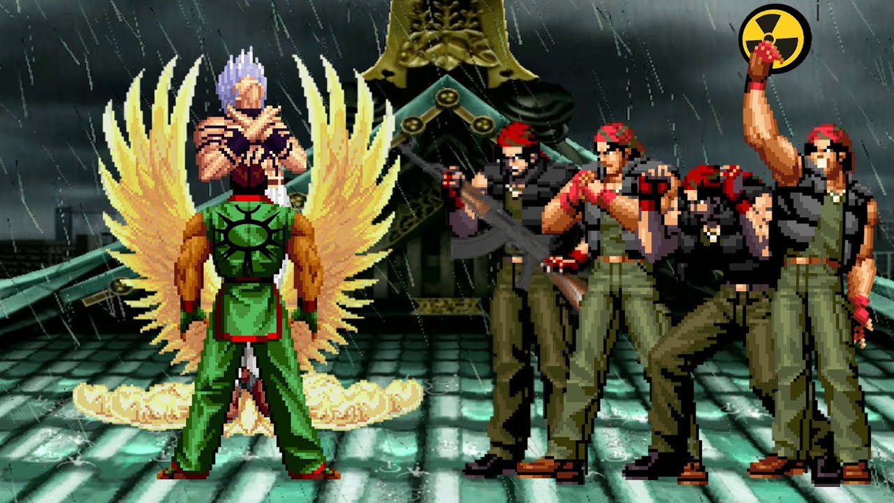 The King of Fighters (MUGEN) | Xavier Kim vs Ralf Jones Team - YouTube