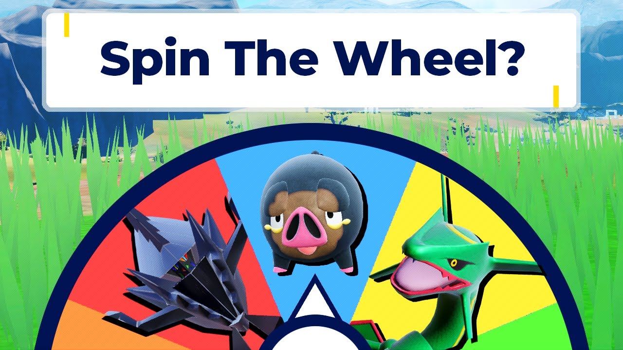 Choose Your Starter Pokemon BUT Spin The Wheel First! - YouTube