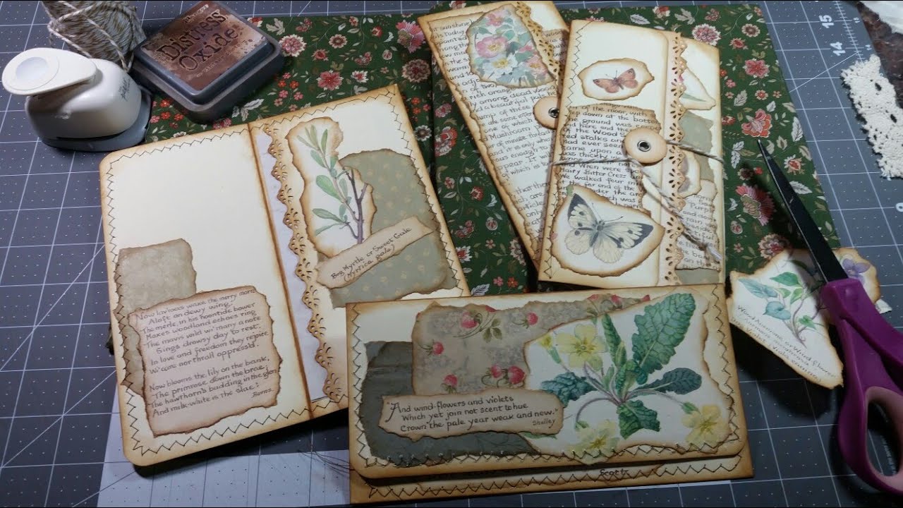 Craft with Me: Making Edith Holden Journal Inserts Envelopes Booklets ...