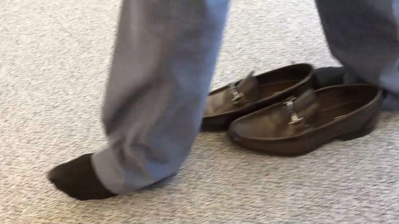Library Nylon Socks Walk - YouTube