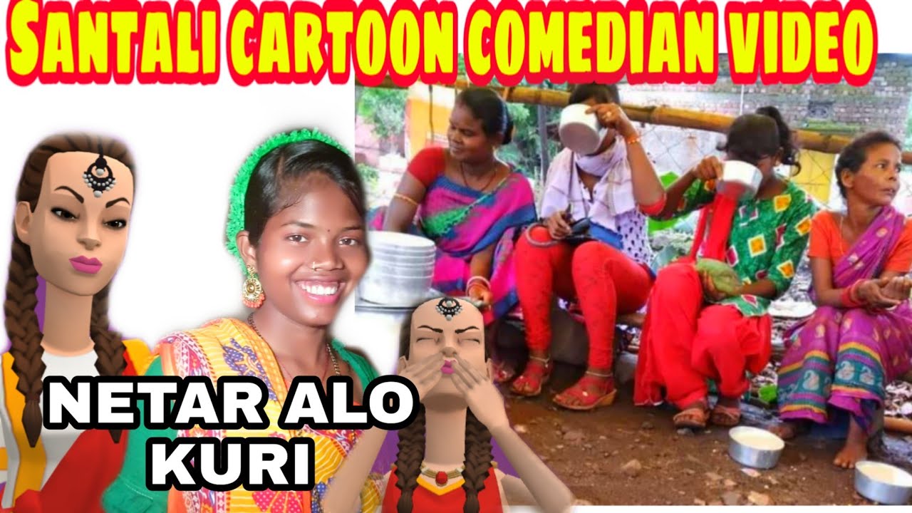 New Santali Cartoon Comedian Video 2022//Santali Best 3 Popular History ...