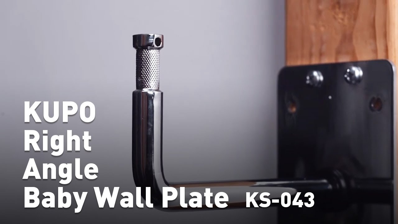 KUPO Right Angle Baby Wall Plate (KS-043) - YouTube