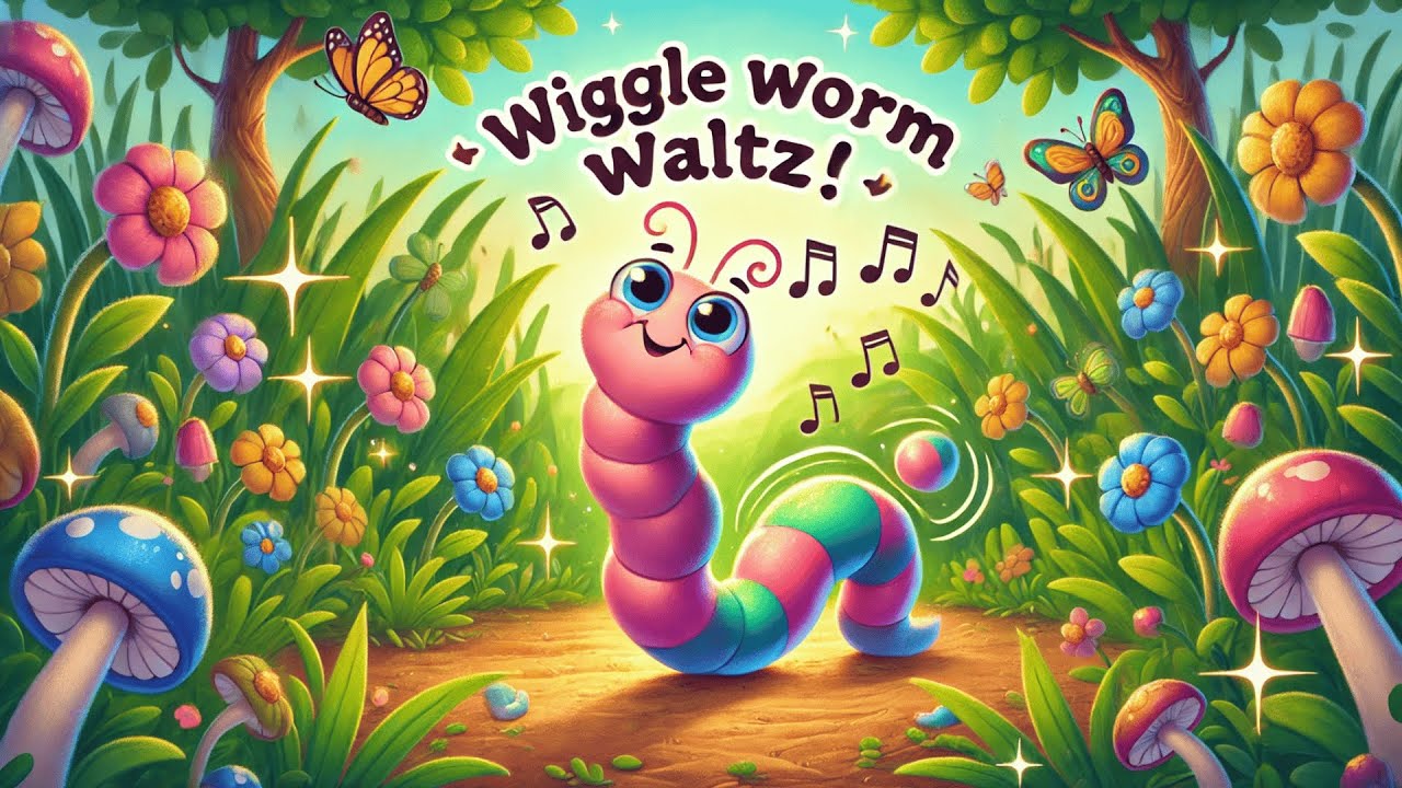 Wiggle Worm Waltz | Nursery Rhyme| Kids Cartoons | Songs For Kids - YouTube