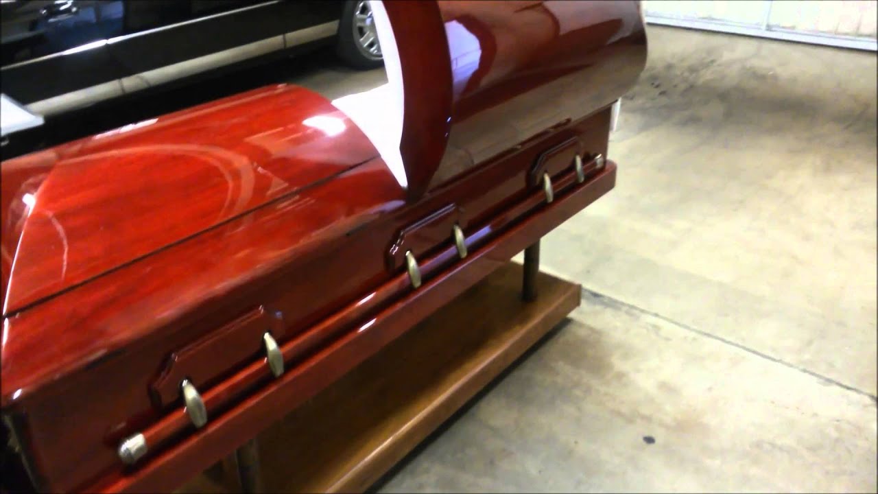 Rockport Solid Poplar: Wood Caskets - Same Day Caskets - YouTube