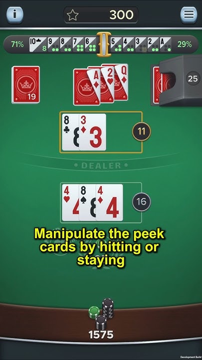 Blackjack Peek Payout - Peeking and Tweaking - YouTube