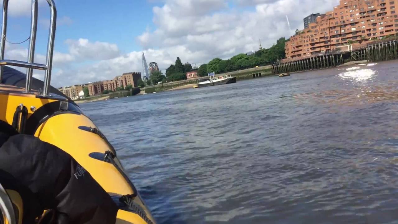 Most Powerful Thames 12 Seater RIB Boats 740HP Twin Turbo - YouTube