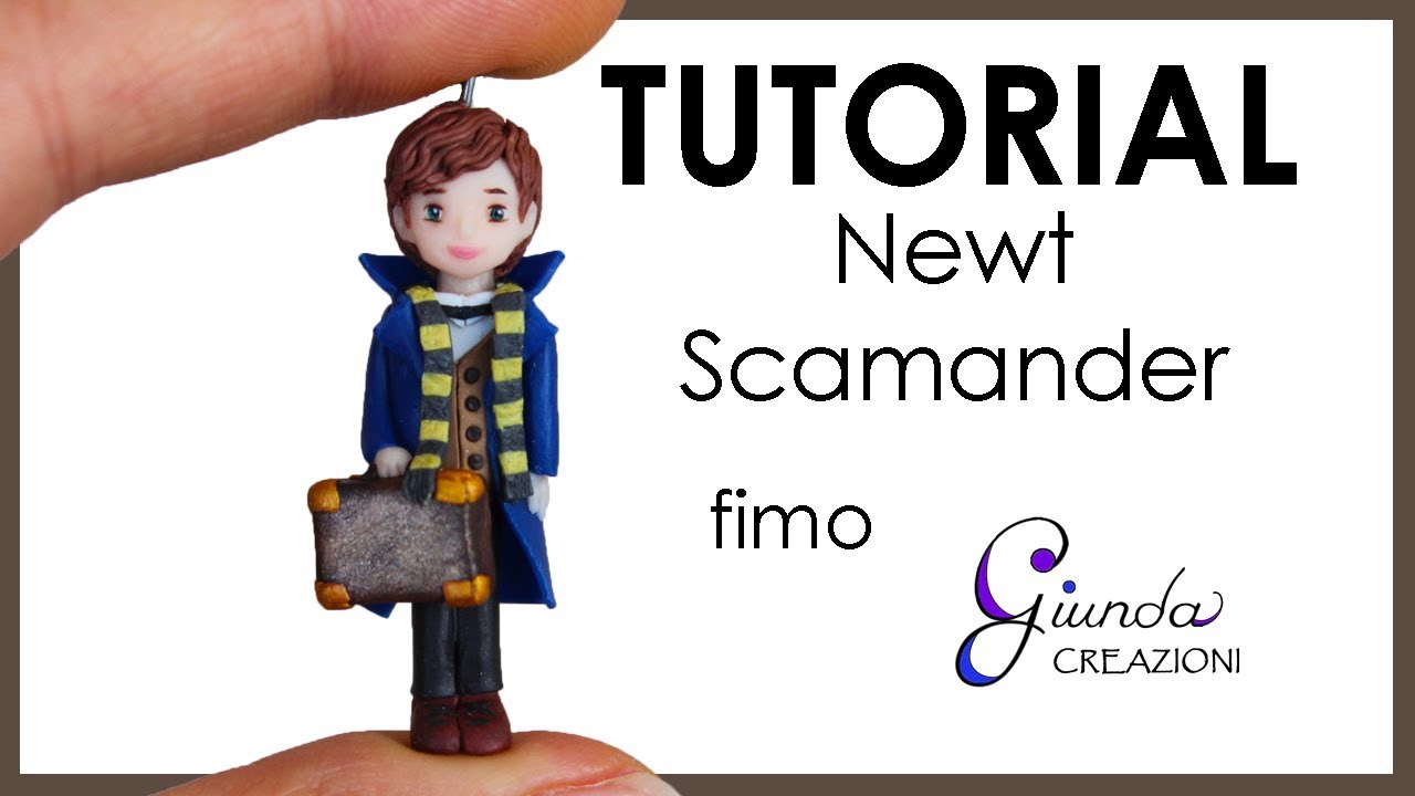 [ITA] Newt Scamander in fimo Tutorial - da Animali fantastici in pasta ...