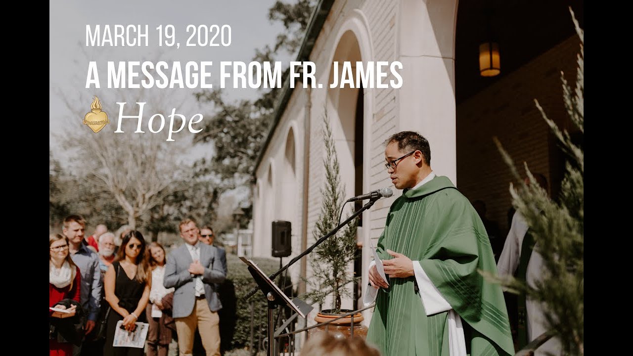 A Message from Fr. James: Hope - YouTube