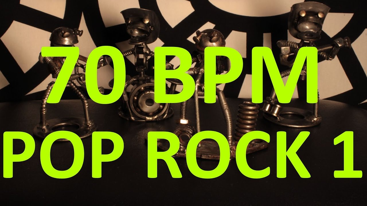70 BPM - Pop Rock - 4/4 Drum Track - Metronome - Drum Beat - YouTube