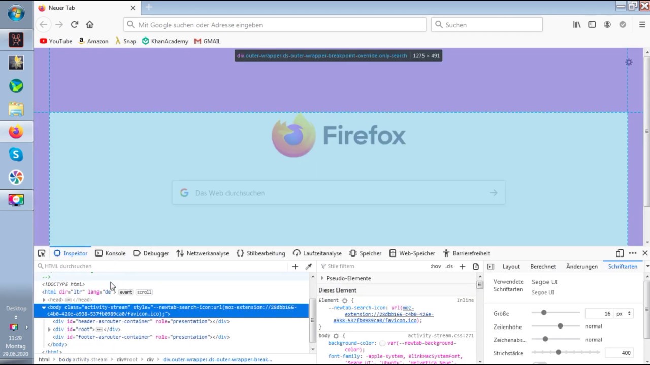 Mein Top HTML Easter Egg: Fire Fox HTML - YouTube