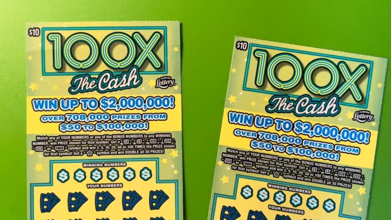 TWO 100X THE CASH SCRATCH OFFS FROM THE FLORIDA LOTTERY - YouTube