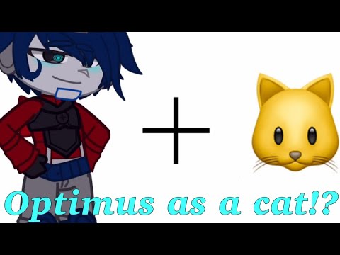 Optimus as a cat // transformers gacha // ft Orion pax and past ratchet ...