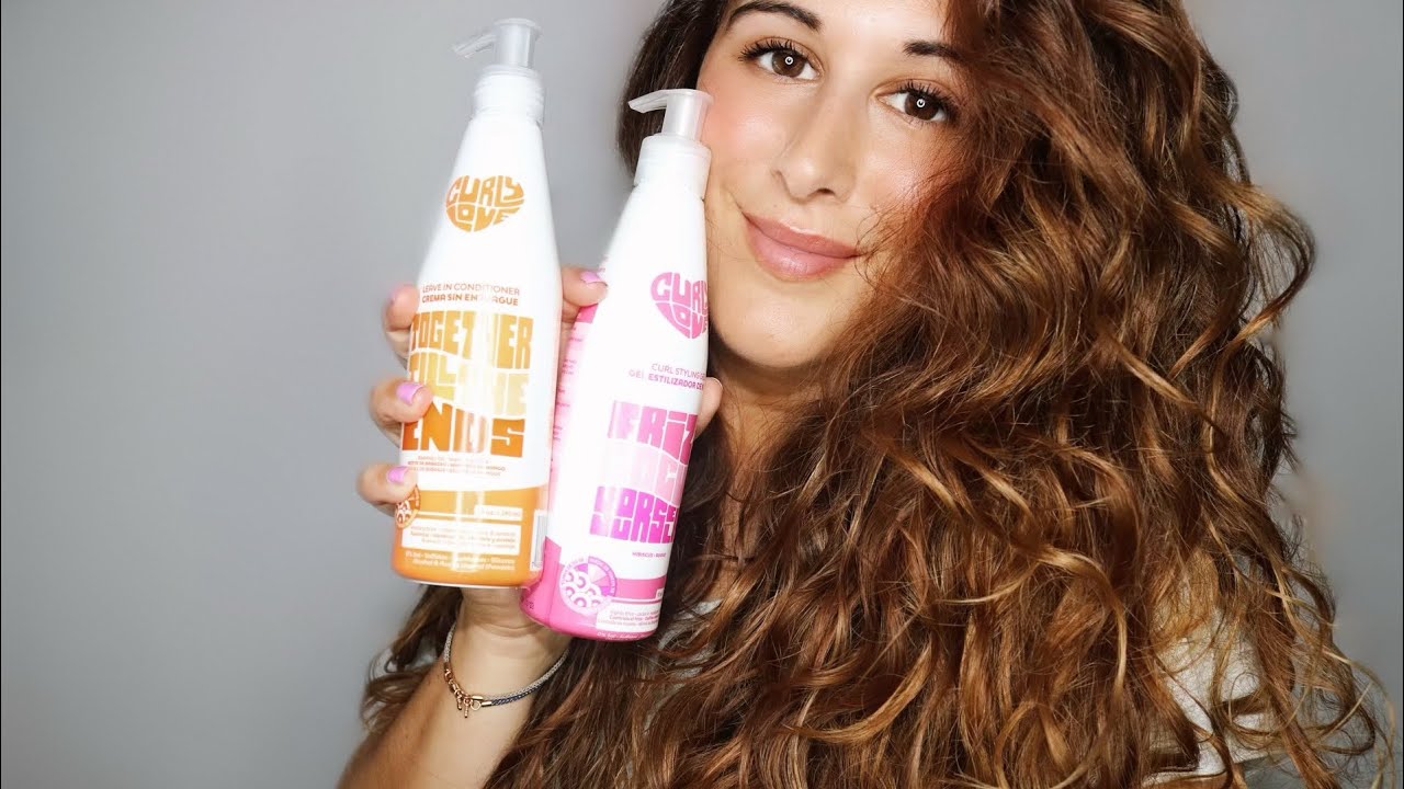 Probando el nuevo gel curly love y como me defino - YouTube