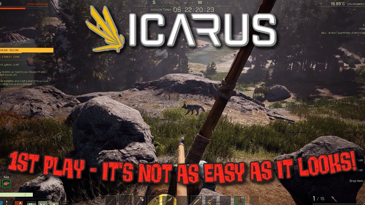 Icarus First Cohort - 1st play, 1st mission on release day! - YouTube