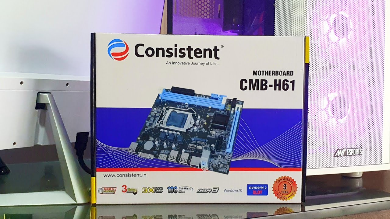 Consistent H61 Motherboard | High Processor With SSd Unboxing - YouTube