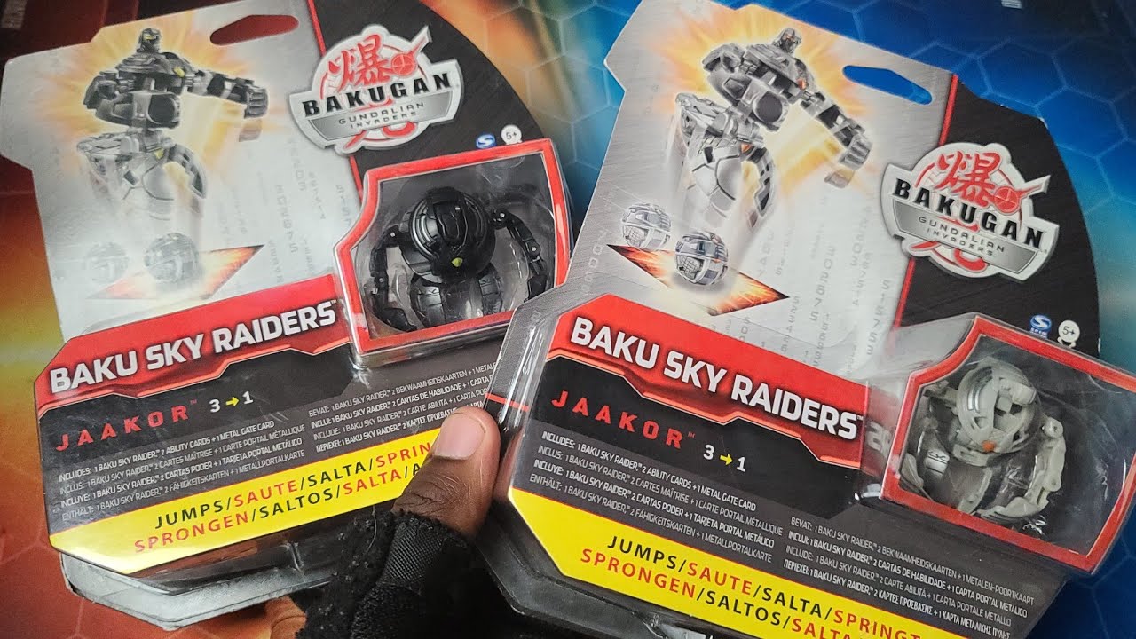 EPIC RARE BAKUGAN CLASSIC BAKU SKY RAIDERS DARKUS & HAOS JAAKOR DOUBLE ...