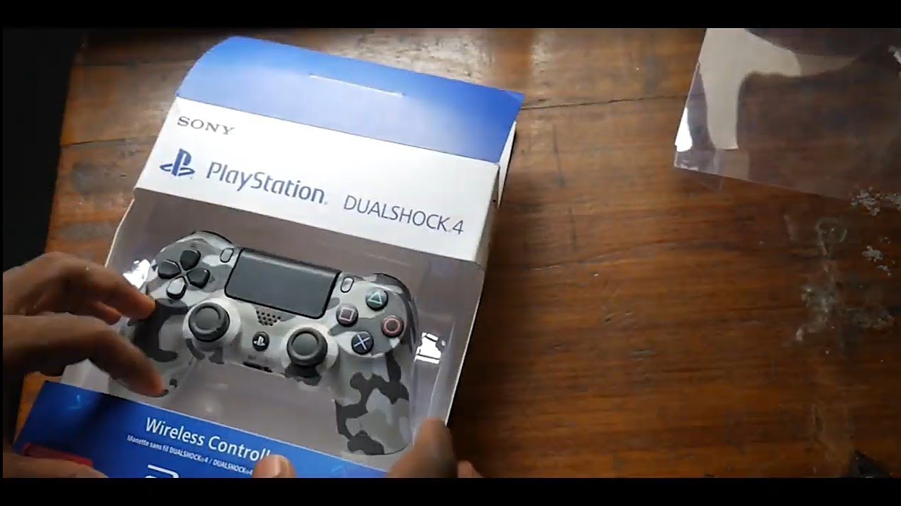 PS4 DUALSHOCK CONTROLLER UNBOXING - Urban Camo Edition - YouTube