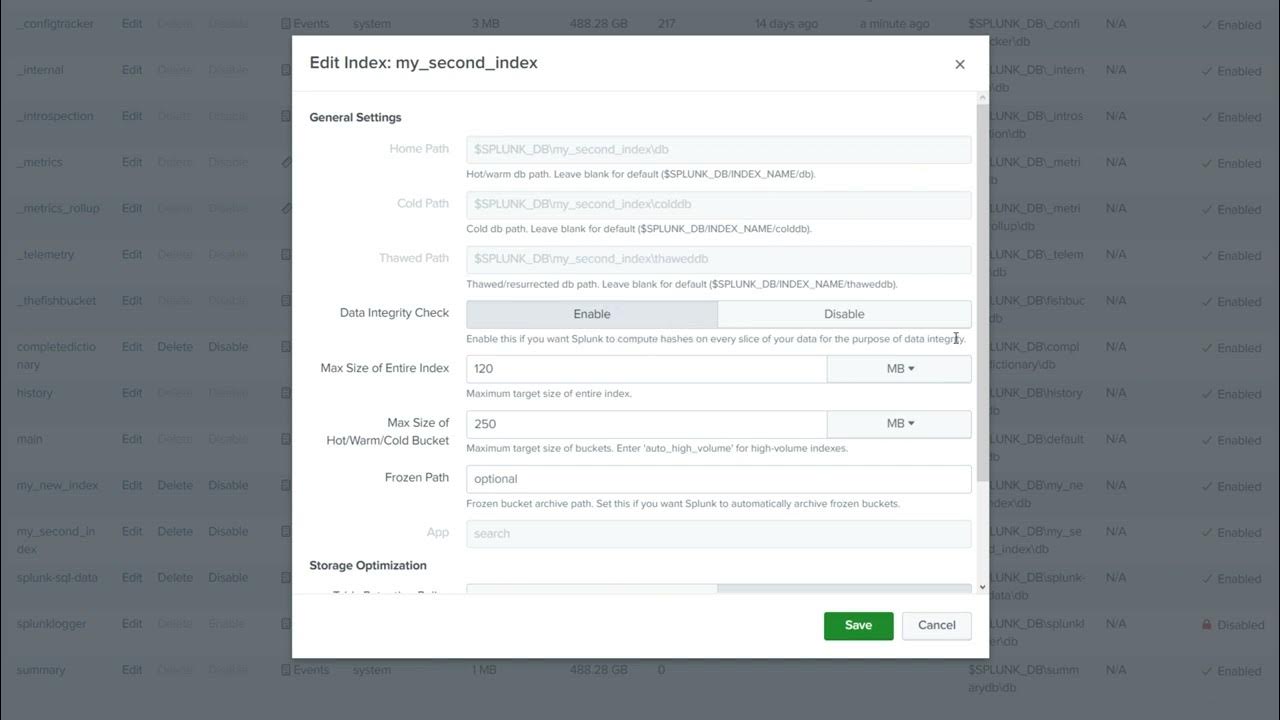 SPLUNK - How to Create an Index - YouTube