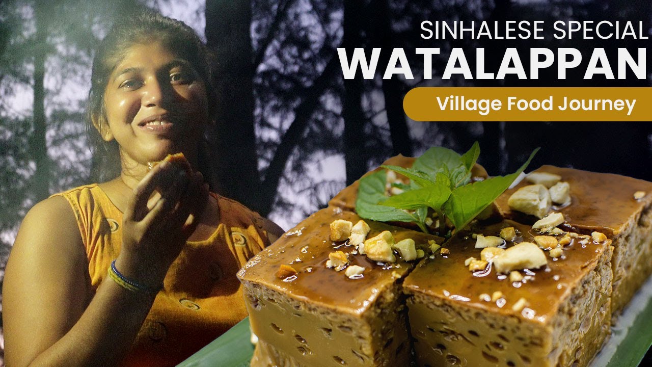 Sri Lankan Watalappan Making in Village | Village Food Cooking ...