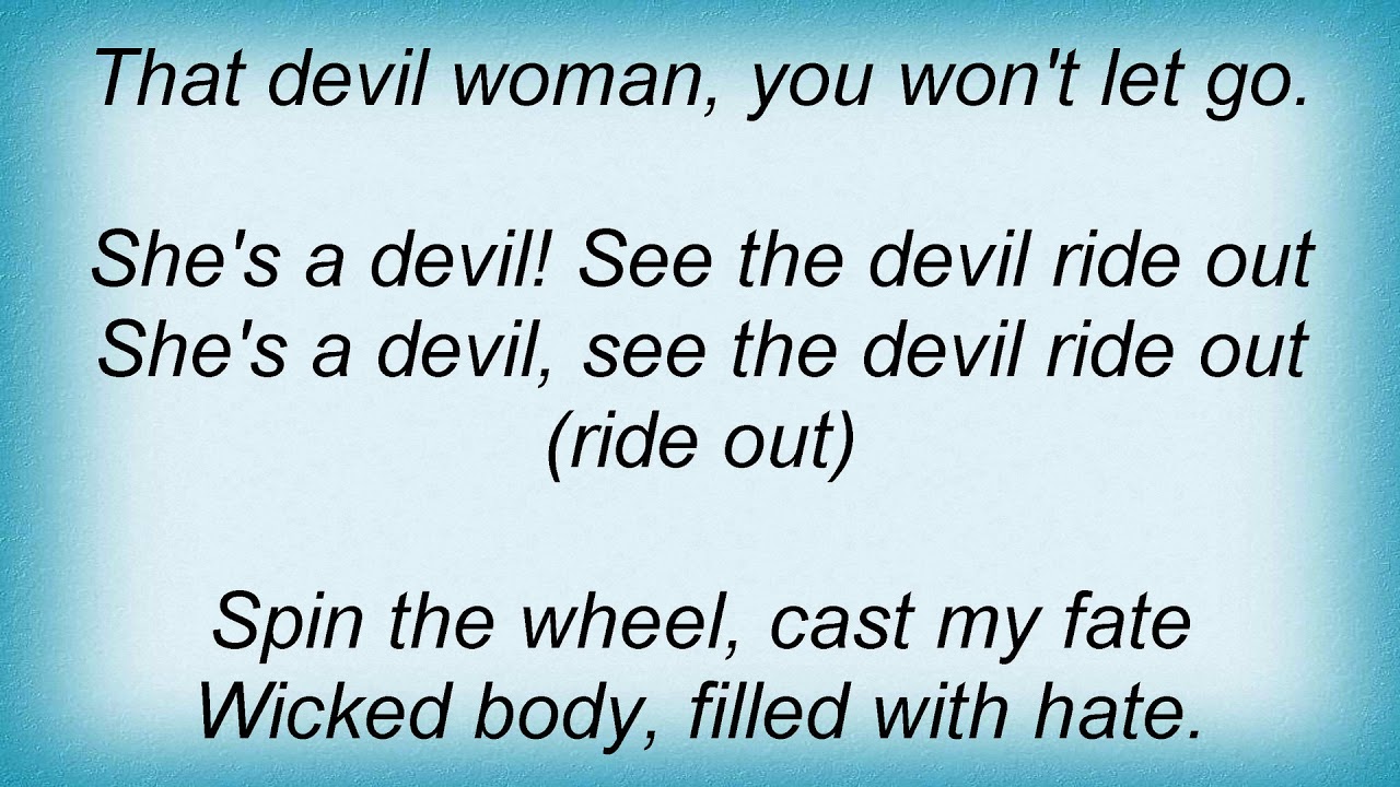 Saxon - Devil Rides Out Lyrics - YouTube