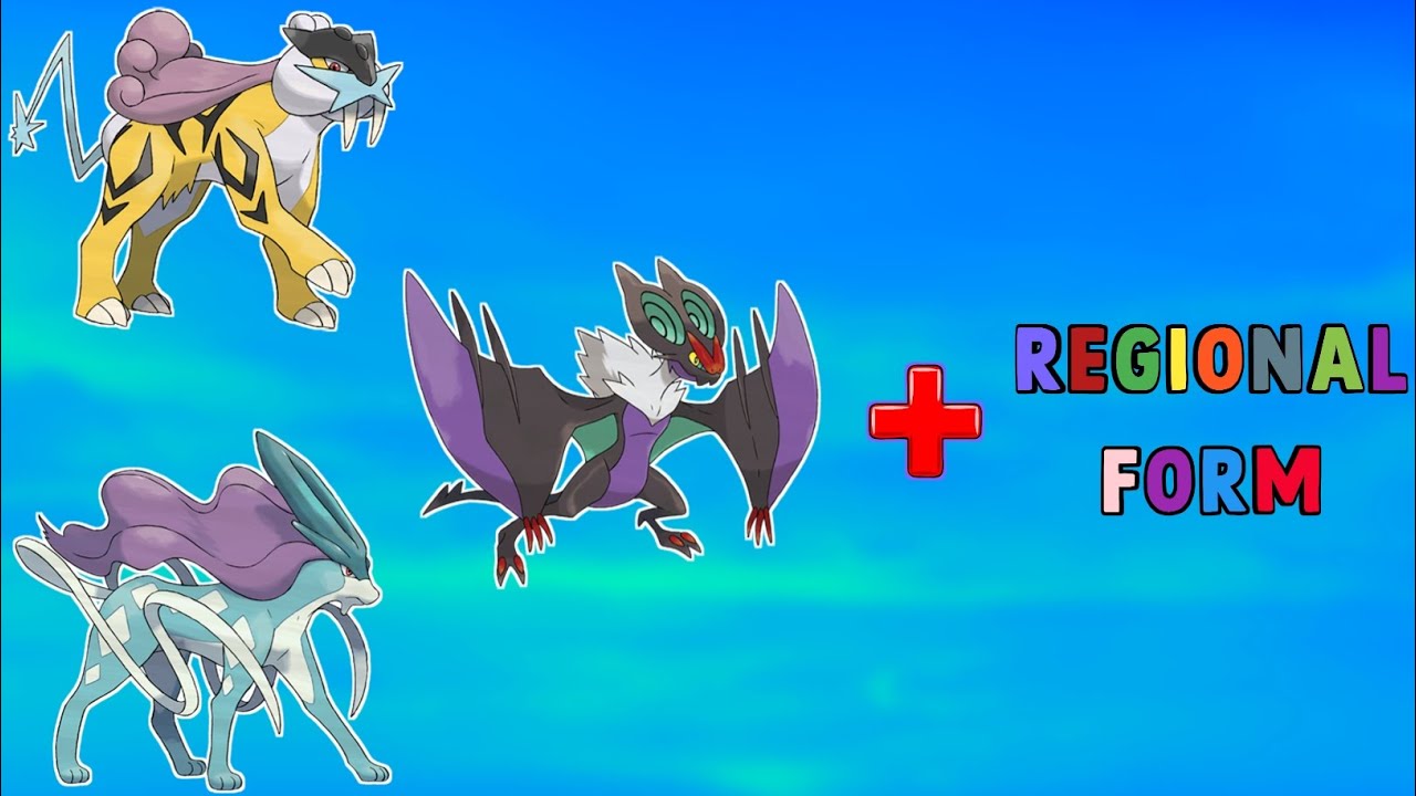 What if Noivern & Raikou & Suicune Pokemon Regional Forms | Part - 3 ...
