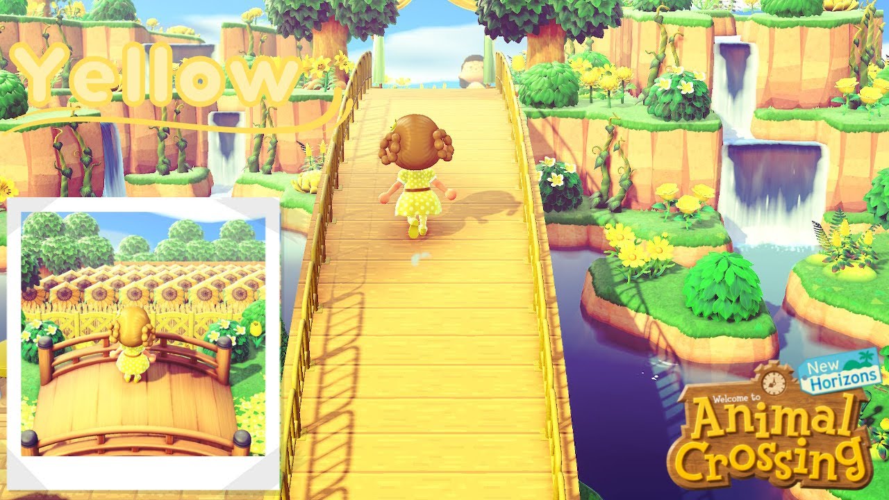 UNE ÎLE YELLOW (DINGUE🙀) sur ANIMAL CROSSING NEW HORIZONS #acnh # ...