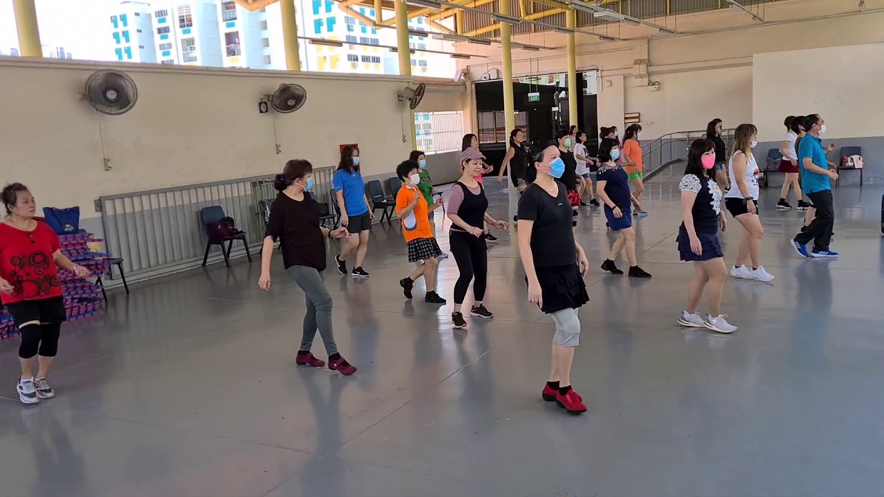 Line dance Amame 64/4 25/10/2020 Sunday morning class BP Cc - YouTube