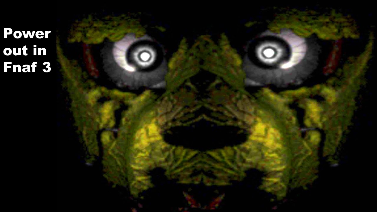 Fnaf 3 Power Out [Edited] - YouTube