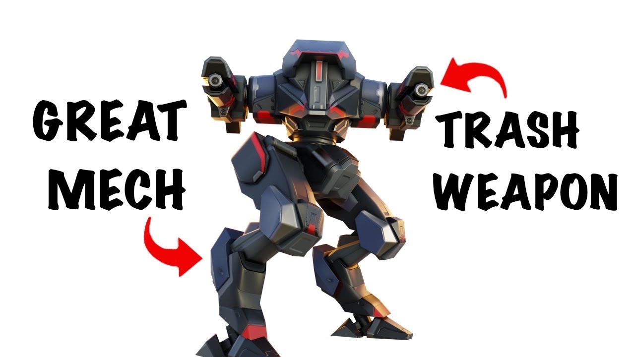 Using the WORST Weapons on an OP Mech - Mech Arena Twitch Archive - YouTube