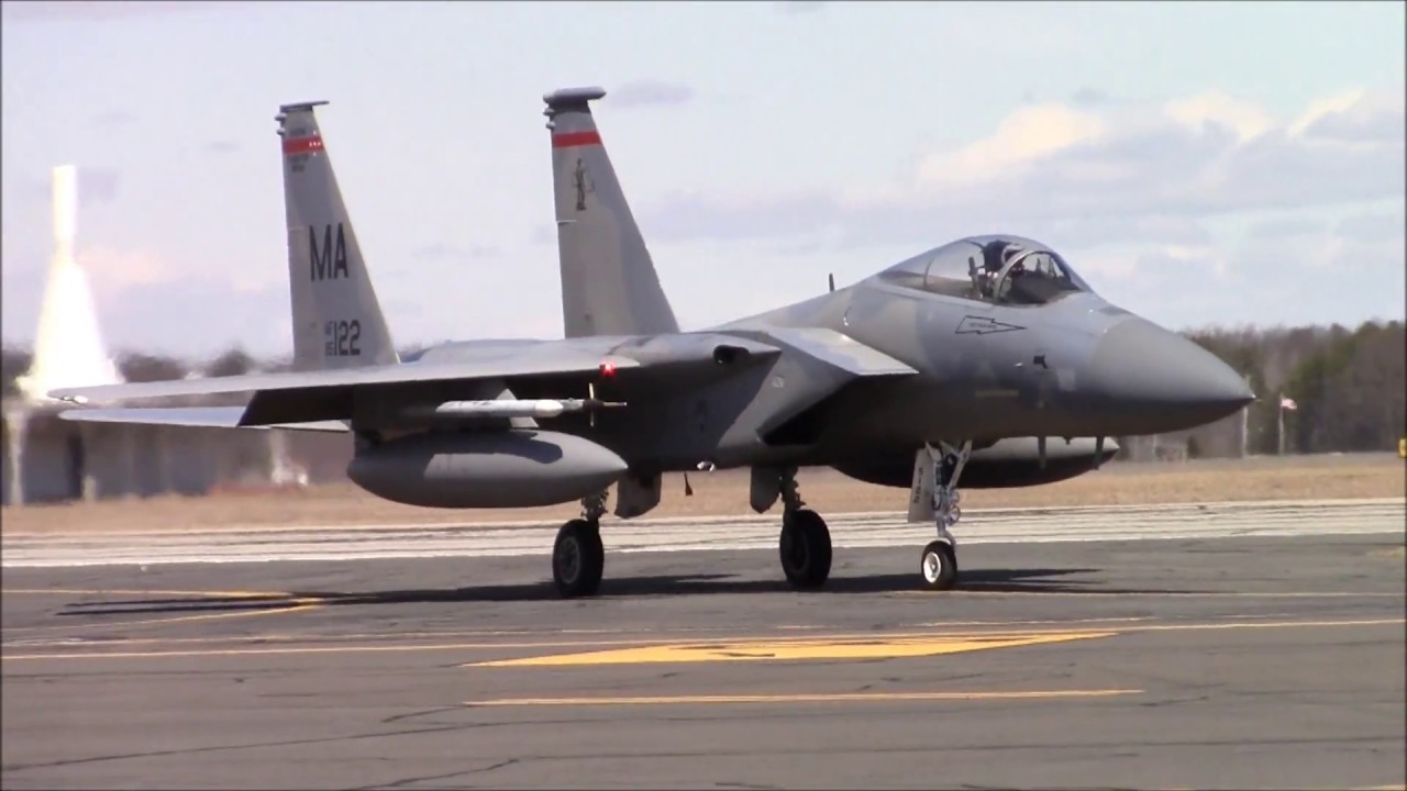 MA & OR ANG-F-15 Eagle x2-KBAF-2018 - YouTube