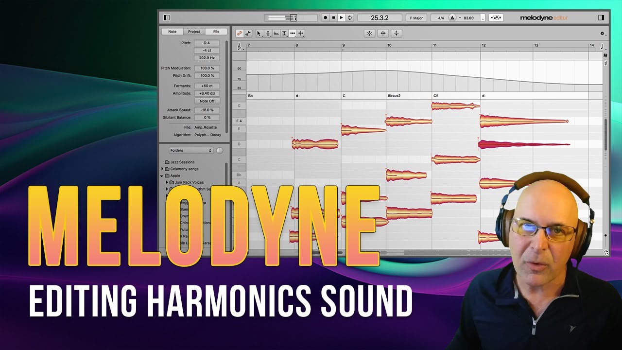 Melodyne Tutorial - Editing Harmonics Sound - YouTube
