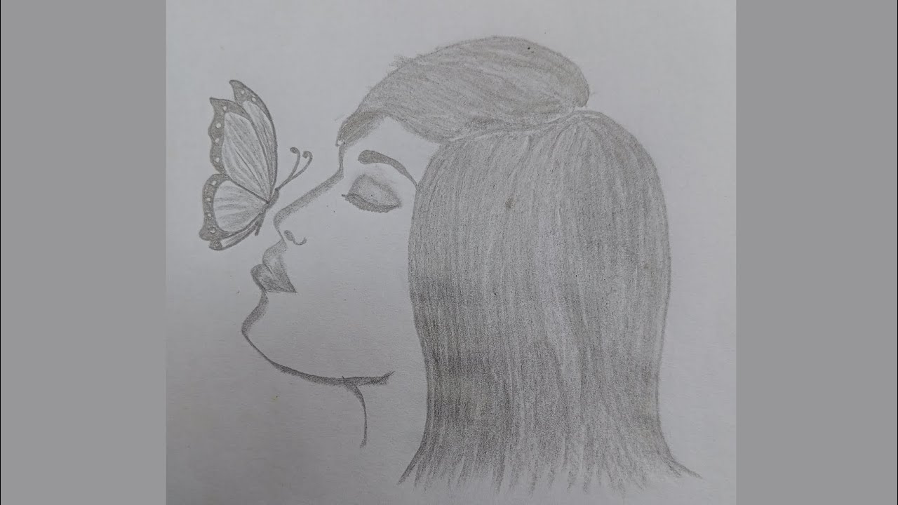 How to draw a girl face easy. - YouTube