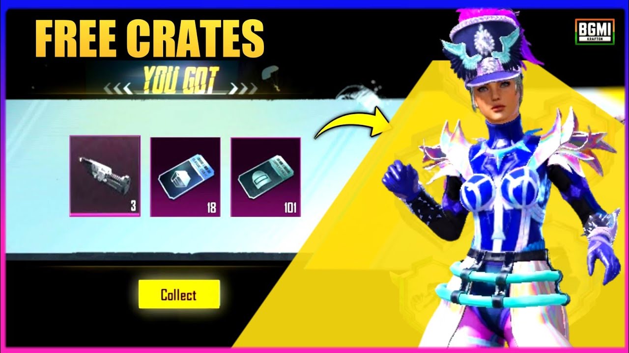 😍OMG ! GET FREE CLASSIC CRATES IN BGMI 100% WORKING | NEW TRICK TO GET ...