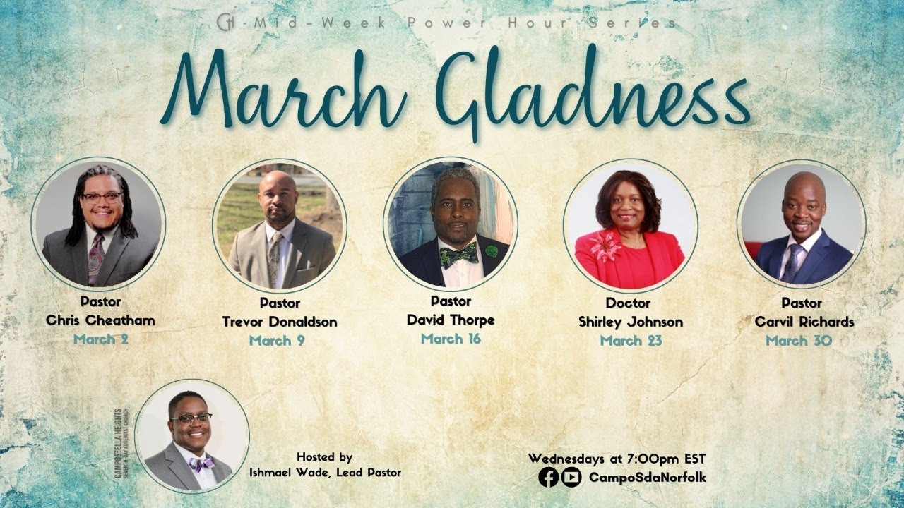March Gladness Night 4 | Mid-Week Power Hour | Dr. Shirley Johnson ...