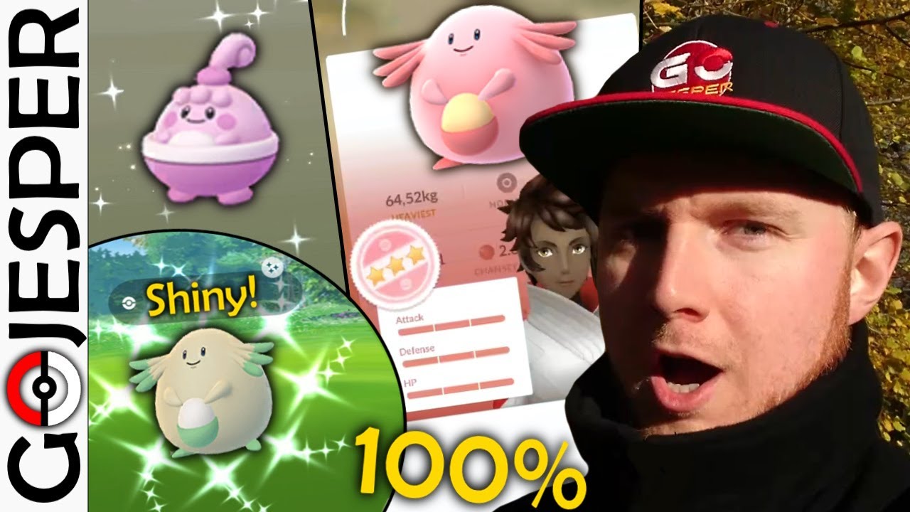 100% og Shiny! Happiny til Chansey Community Day!! (Dansk Pokémon GO ...