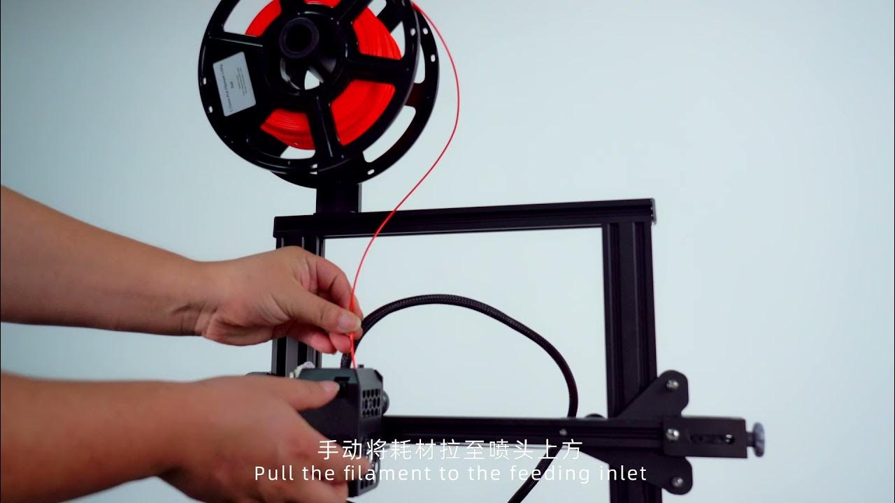 Aquila S2- Guidance of filament load/unload tutorial - YouTube