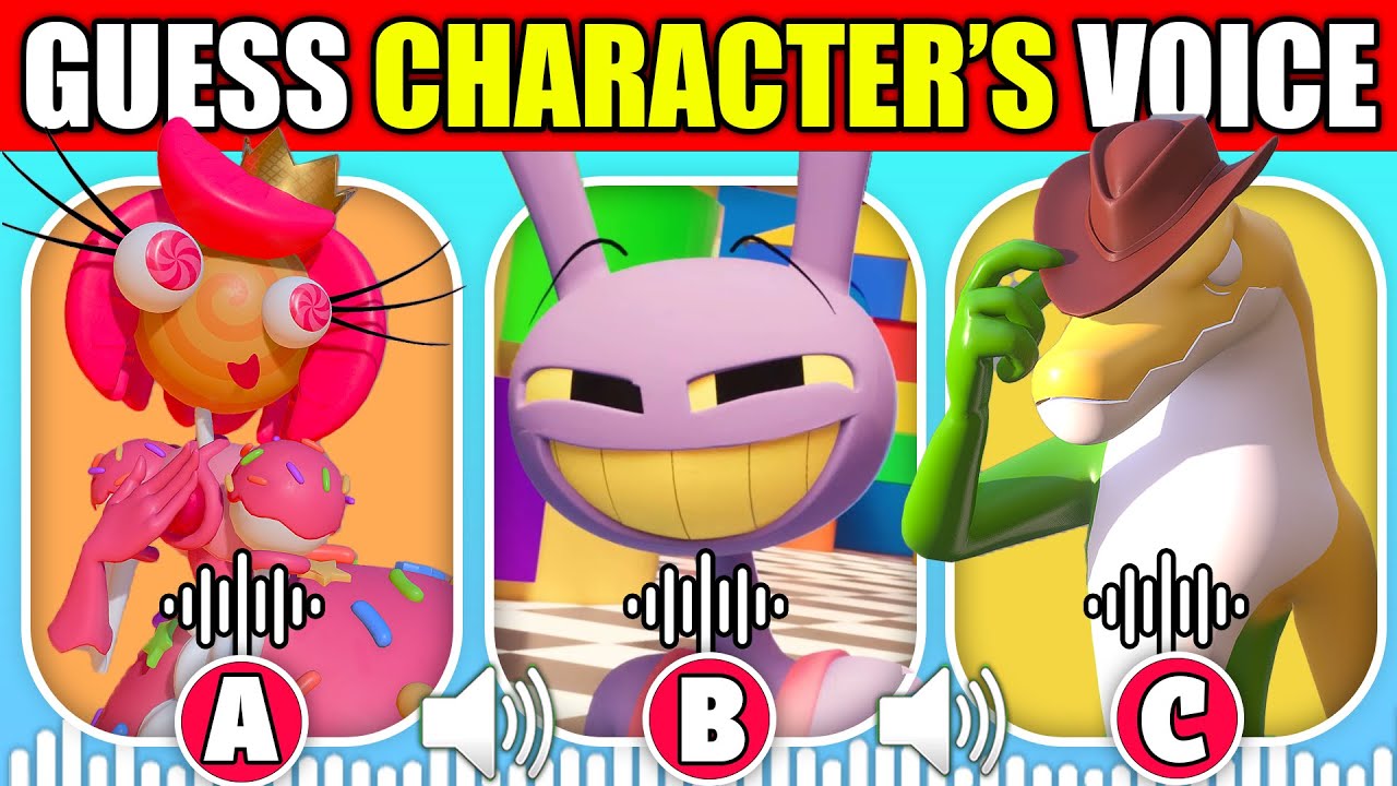 Guess The Voice | The Amazing Digital Circus | GUMMIGOO, PRINCESS ...