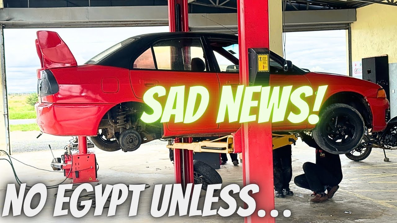 SAD NEWS!! My Lancer Not Fit For Cairo, Egypt Unless We Do This … Wheel ...