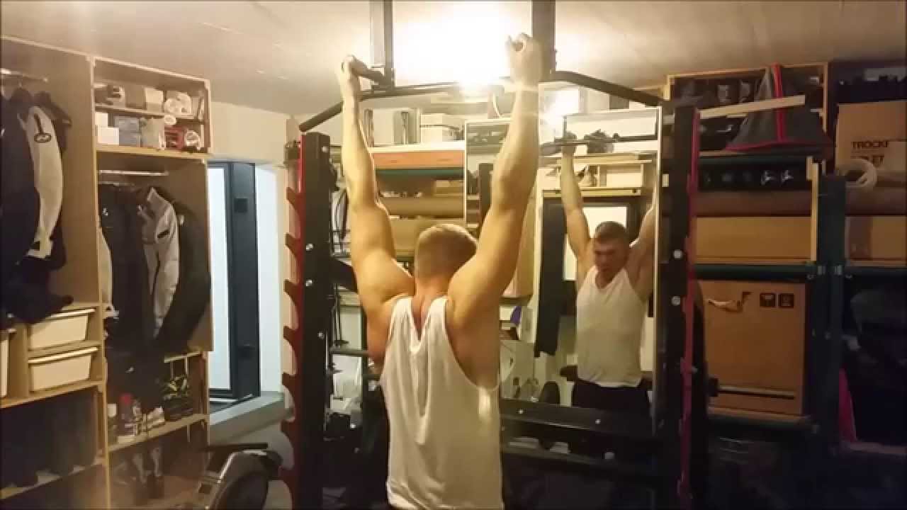 Fullbody Workout - Incline & Flat Bench, Rows, Pullups, Squats - YouTube