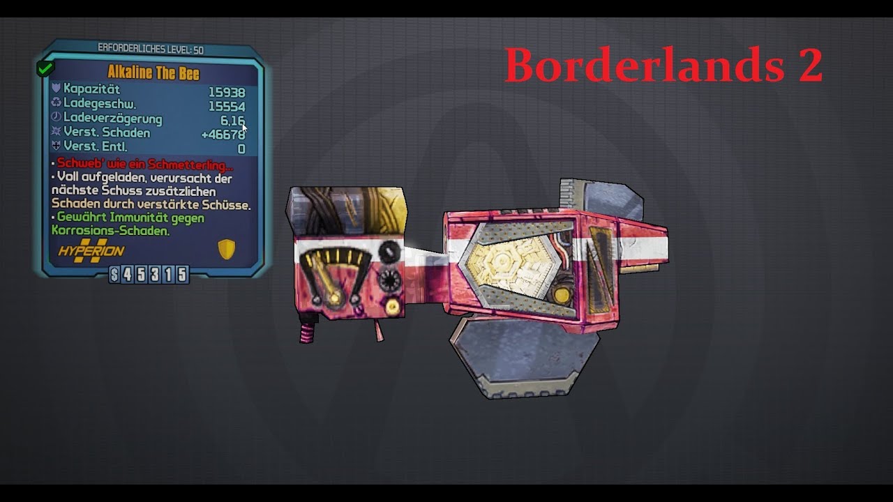 Borderlands 2 -The Bee- Legendary Shield german - YouTube