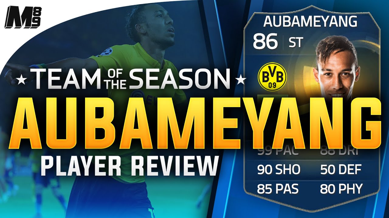 FIFA 15 TOTS AUBAMEYANG REVIEW (86) FIFA 15 Ultimate Team Player Review ...
