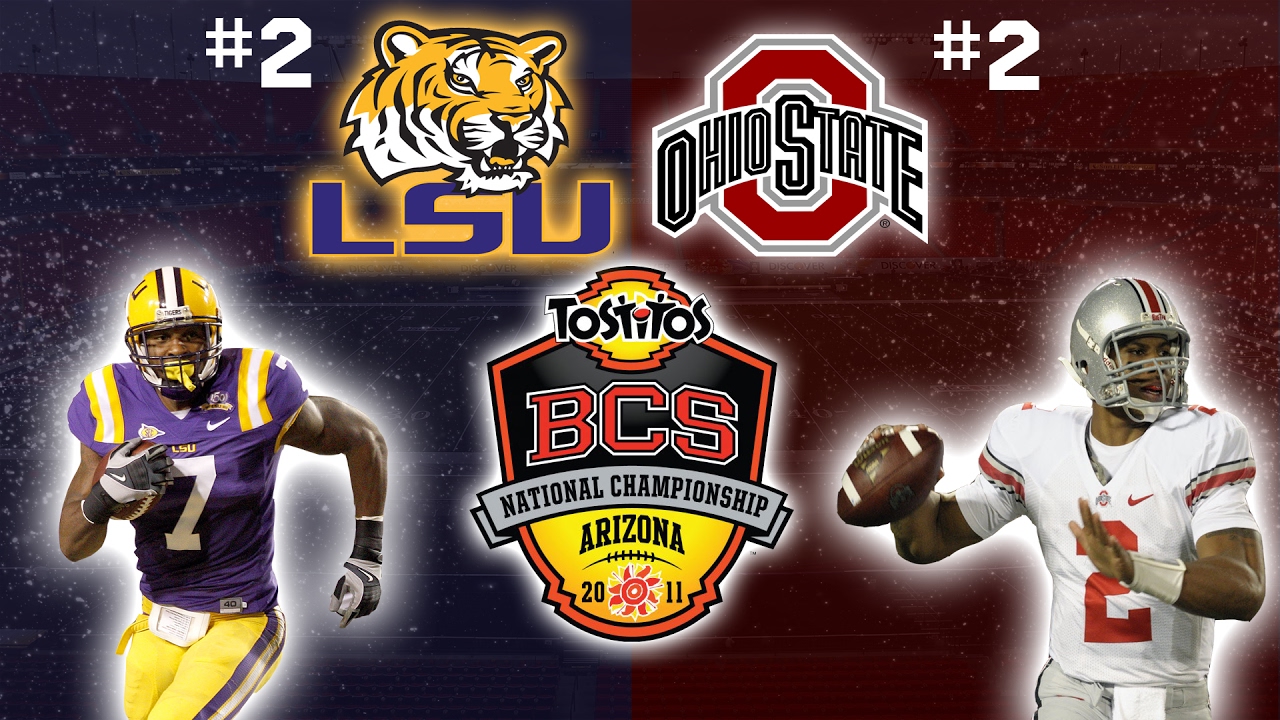 NCAA 11 64 Team Playoff | National Championship | #2 LSU vs #2 Ohio ...