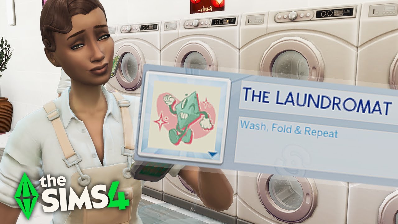 I opened a Functional Laundromat in The Sims 4: Businesses & Hobbies ...