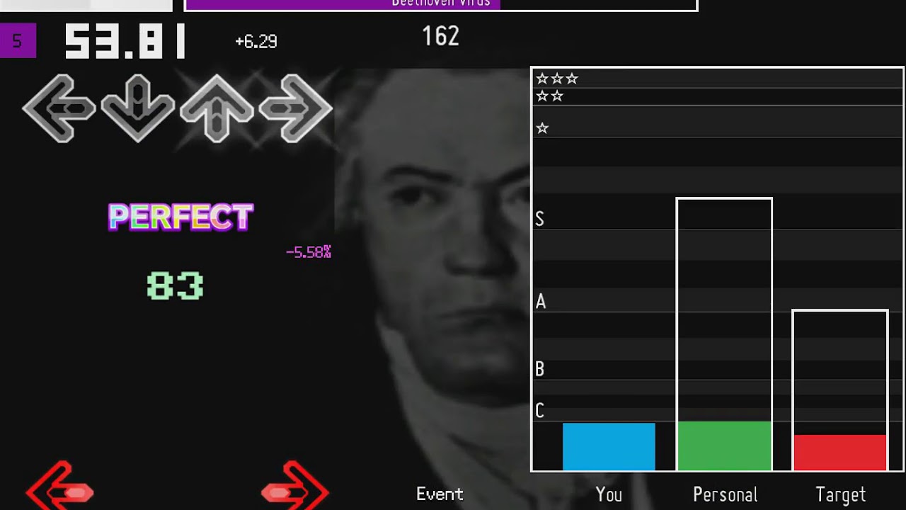 [StepMania/ITG (Pad play)] BanYa - Beethoven Virus [Easy 5] 89.93 S ...