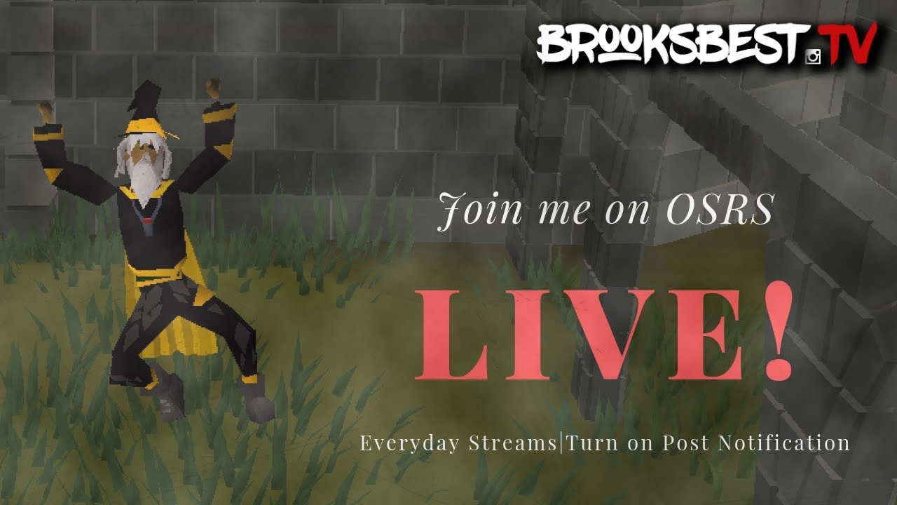OSRS Live Gameplay|Skilling BrooksBest - YouTube