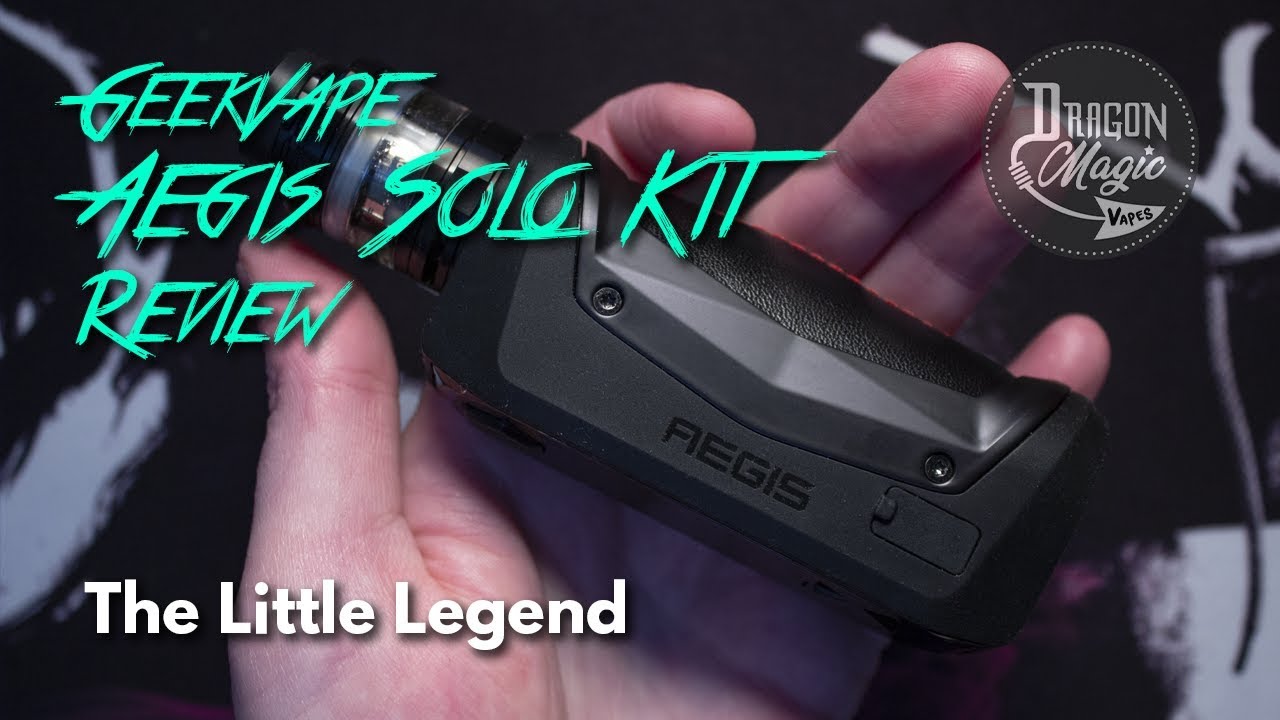 Geekvape Aegis Solo Kit Vape Review - A Little Legend - YouTube