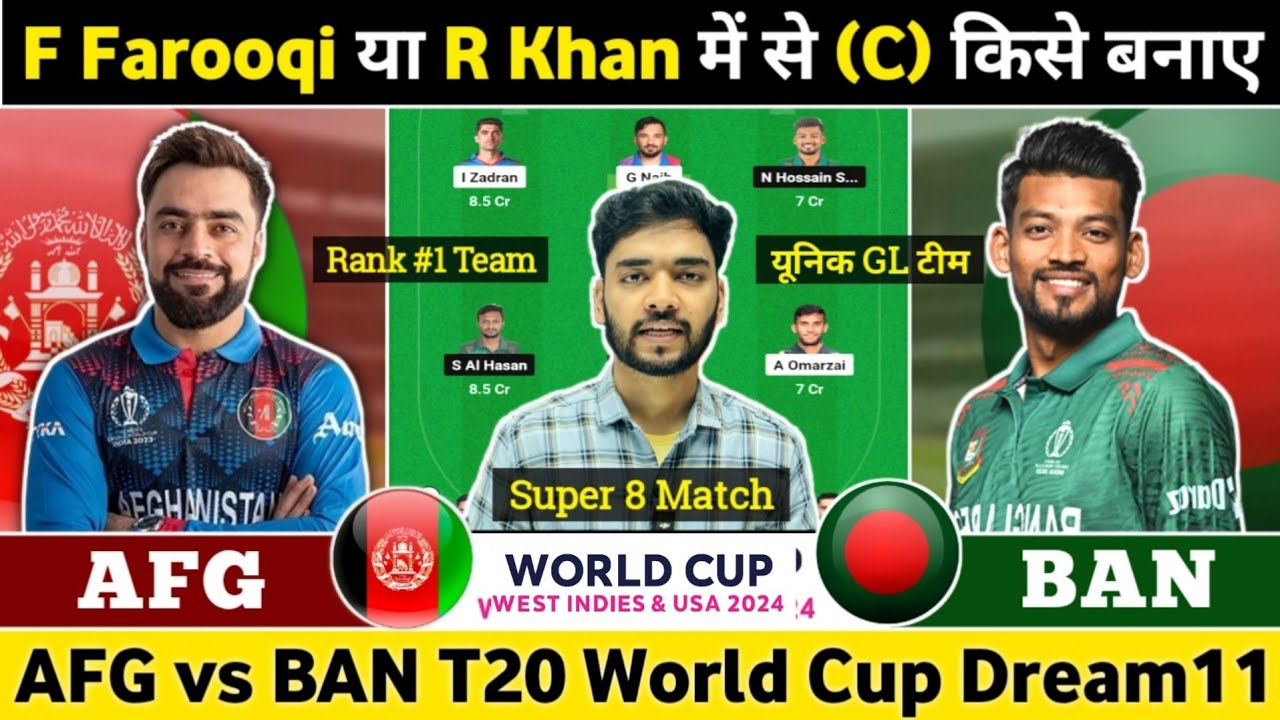 AFG vs BAN Dream11 Team | AFG vs BAN Grand League Teams | AFG vs BAN ...