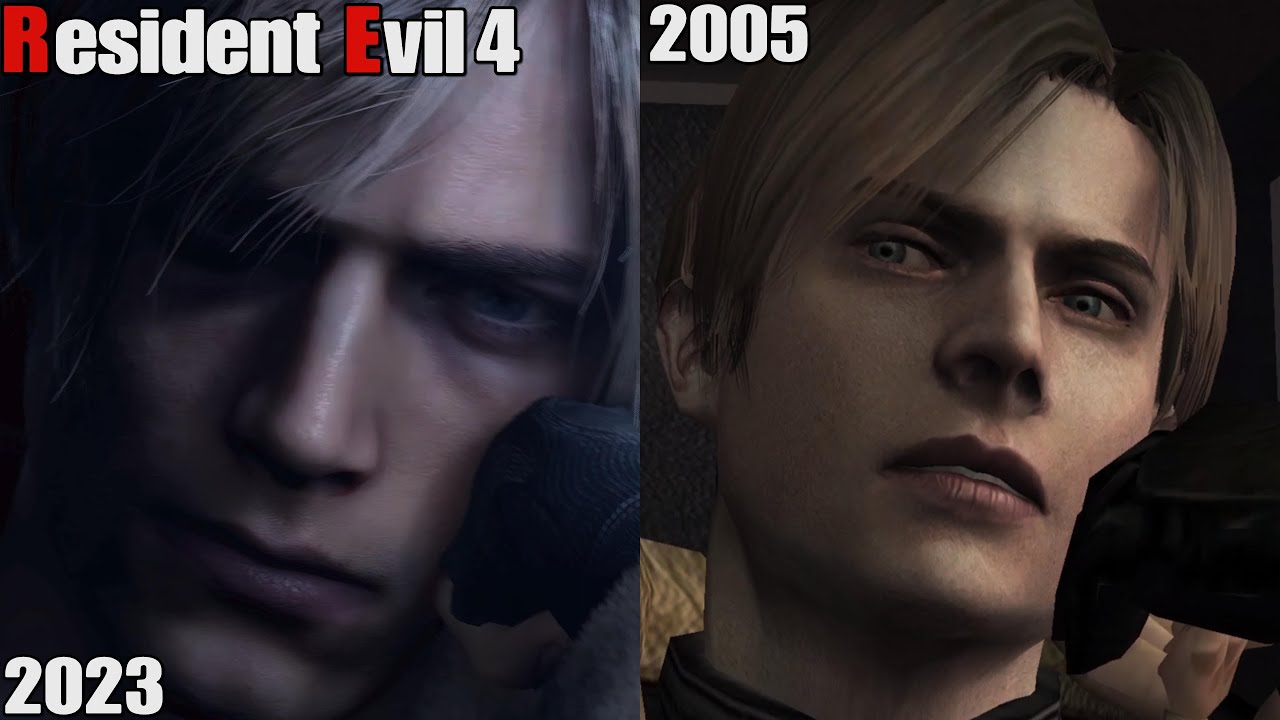 Resident Evil 4 Remake & resident evil 4 - Leon 2023 & 2005 Remake Vs ...