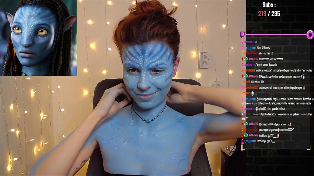 COSPLAY BODYPAINT NA'VI ( AVATAR ) - YouTube